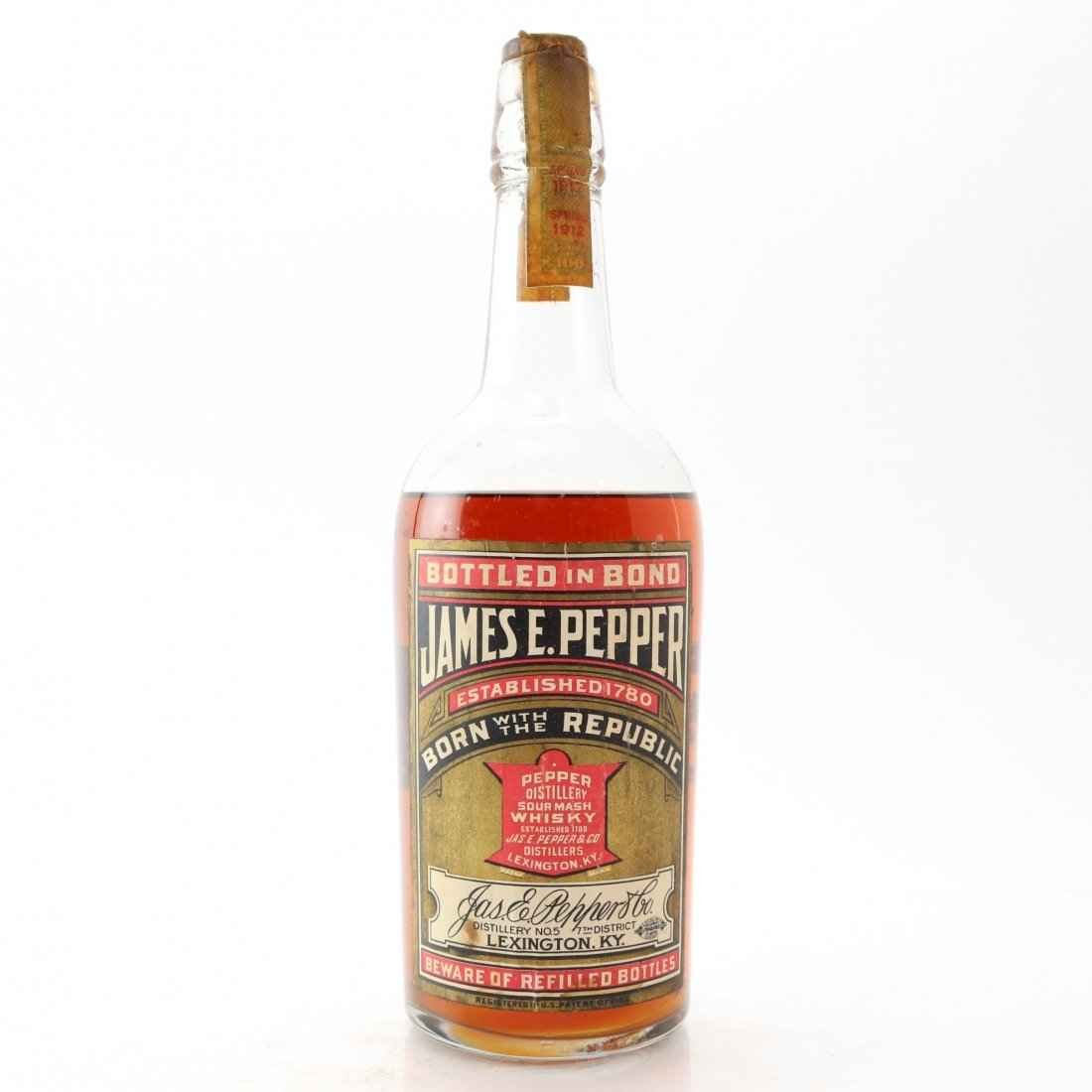 James E. Pepper BIB Bourbon – Bottled-in-Bond Bourbon Quality